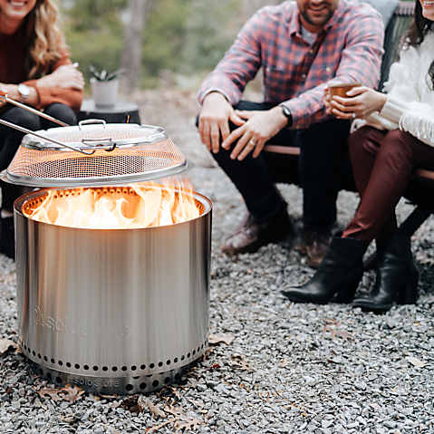 Bonfire Backyard Bundle | Fire Pit, Lid, Shield, Stand, Shelter Solo Stove