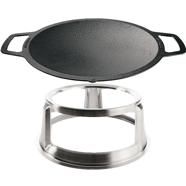 Bonfire Cast Iron Wok Top + Hub | FIre Pit Cooking System Solo Stove