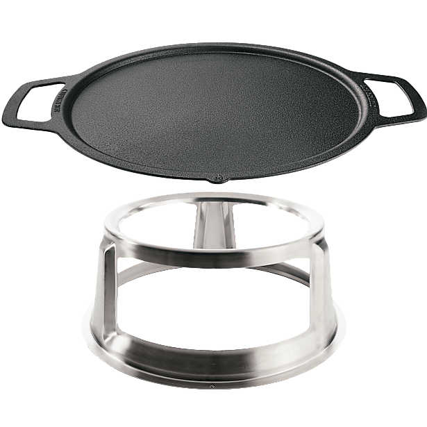 Bonfire Cast Iron Griddle Top + Hub | Fire Pit Cast Iron Cooking Solo Stove