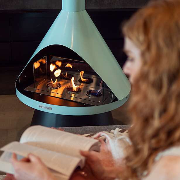 Lloyd Modern Gel Fuel Fireplace | Indoor Flames Solo Stove