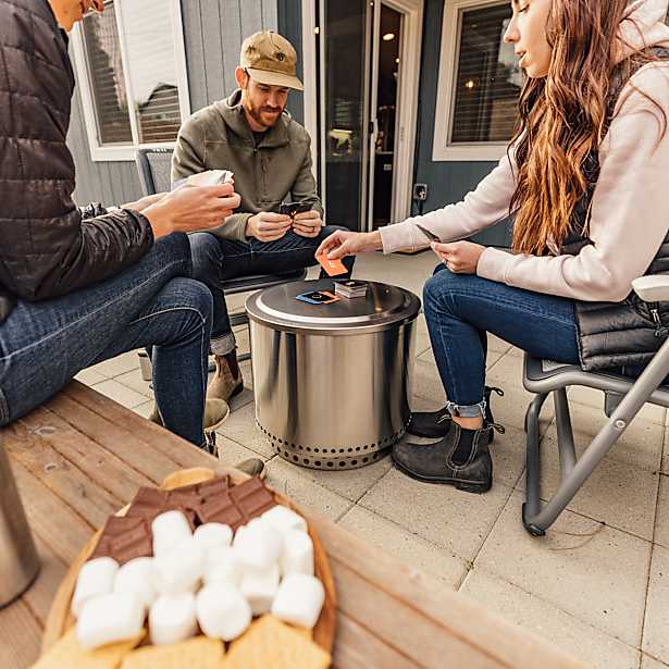 Bonfire Backyard Bundle | Fire Pit, Lid, Shield, Stand, Shelter Solo Stove