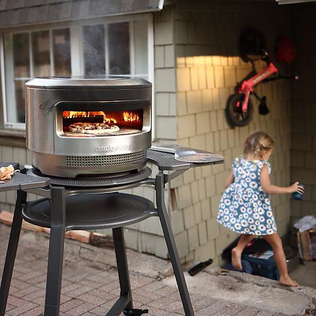 Pi Dual Fuel Patio Bundle | Wood-Fired + Gas Burning Outdoor Oven Solo ...