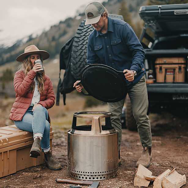 Fire Pit Cast Iron Griddle Top | Fire Pit Cooking Collection Solo Stove