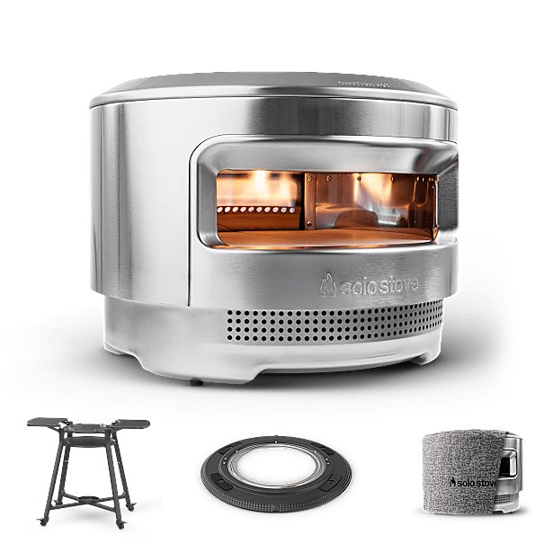 Pi Dual Fuel Patio Bundle | Wood-Fired + Gas Burning Outdoor Oven Solo ...