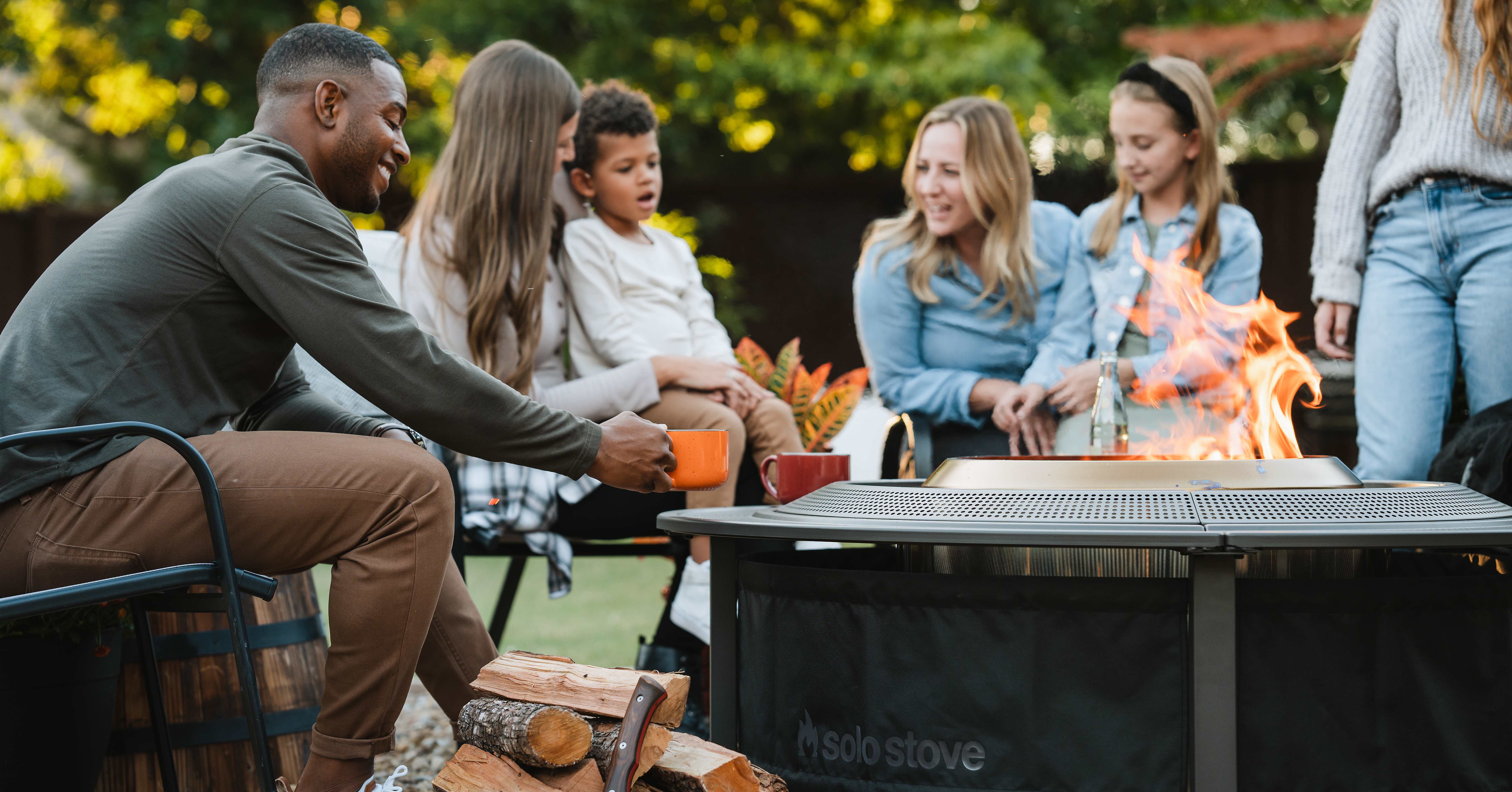 Canyon Fire Pit + Surround | Fire Pit with Protective Barrier Solo Stove