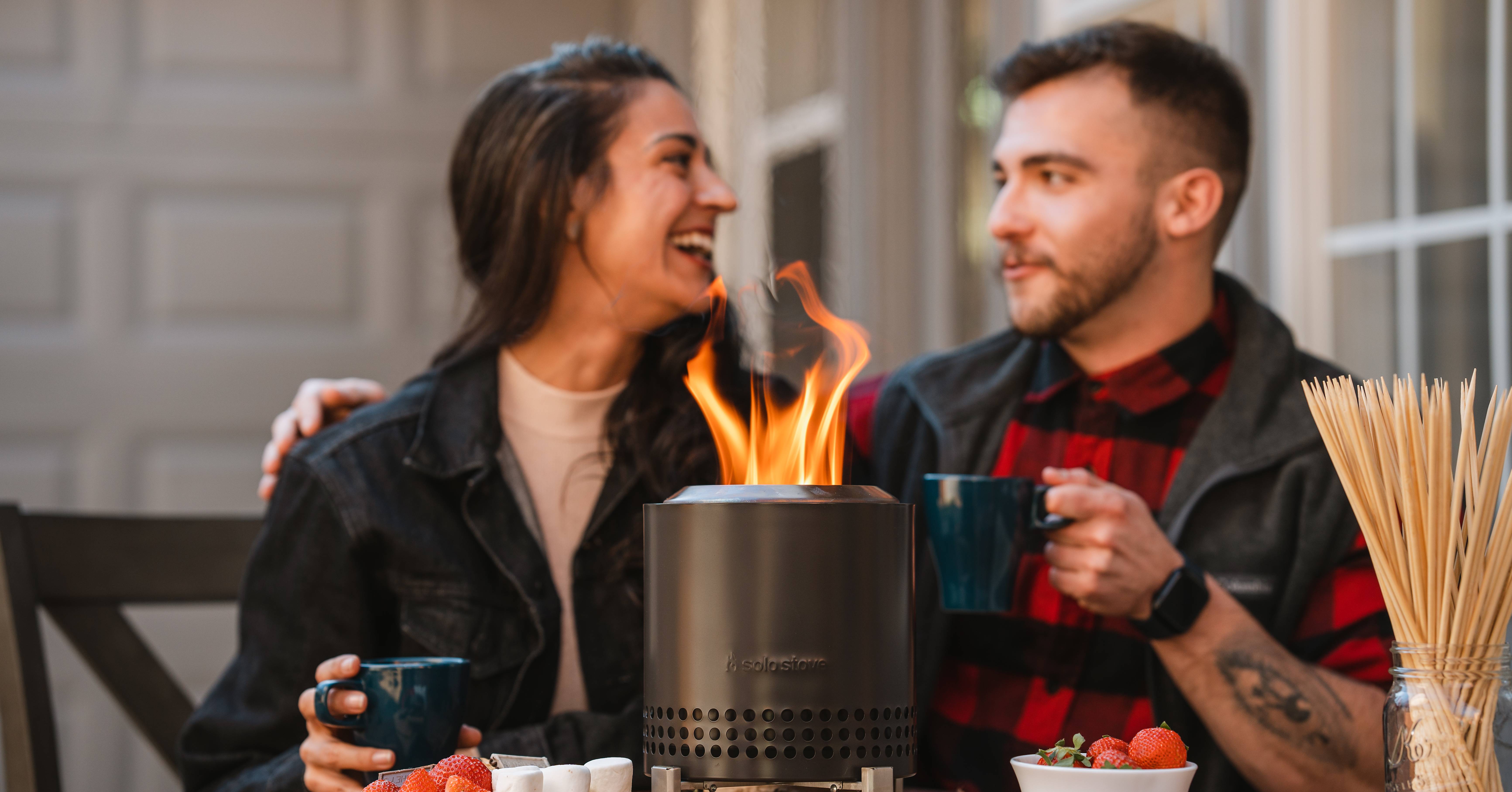 Mesa Tabletop Fire Pit - Dual Fuel, Smokeless, Portable Solo Stove