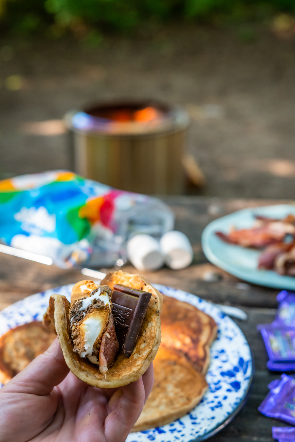 Banana Pancake S’mores Roll-Ups Solo Stove