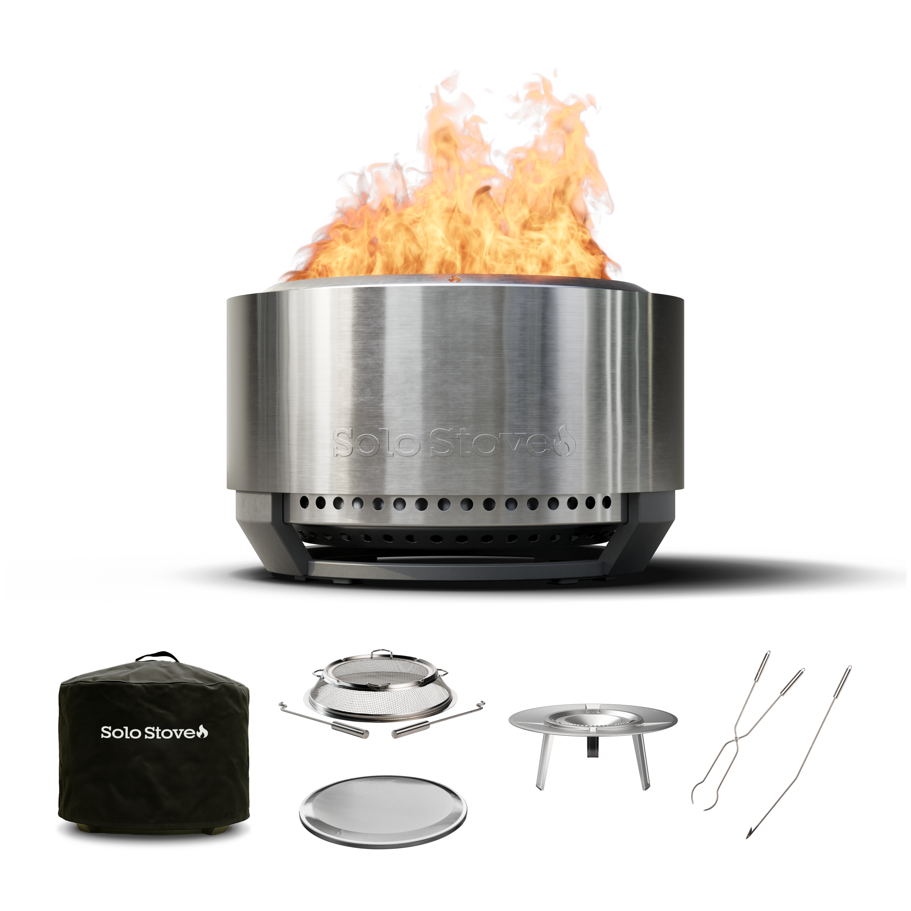 Summit 24" Super Smokeless Fire Pit Bundle Solo Stove