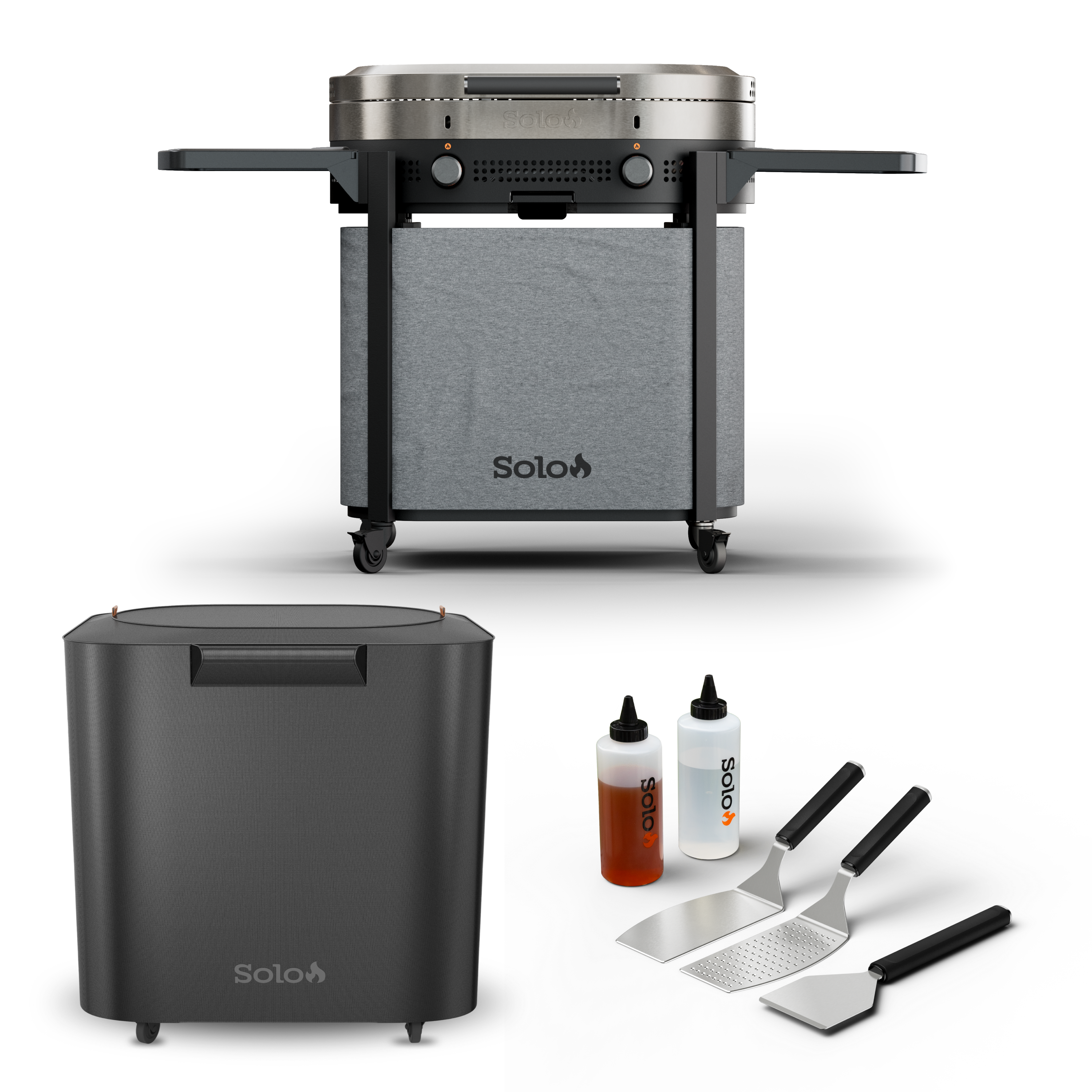 Steelfire 30™ Stainless Griddle Essential Bundle Solo Stove